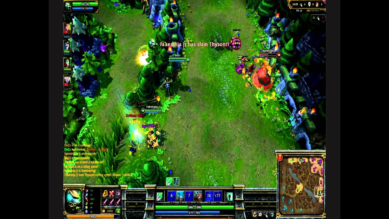 League Of Legends - Twitch Build/Gameplay - YouTube