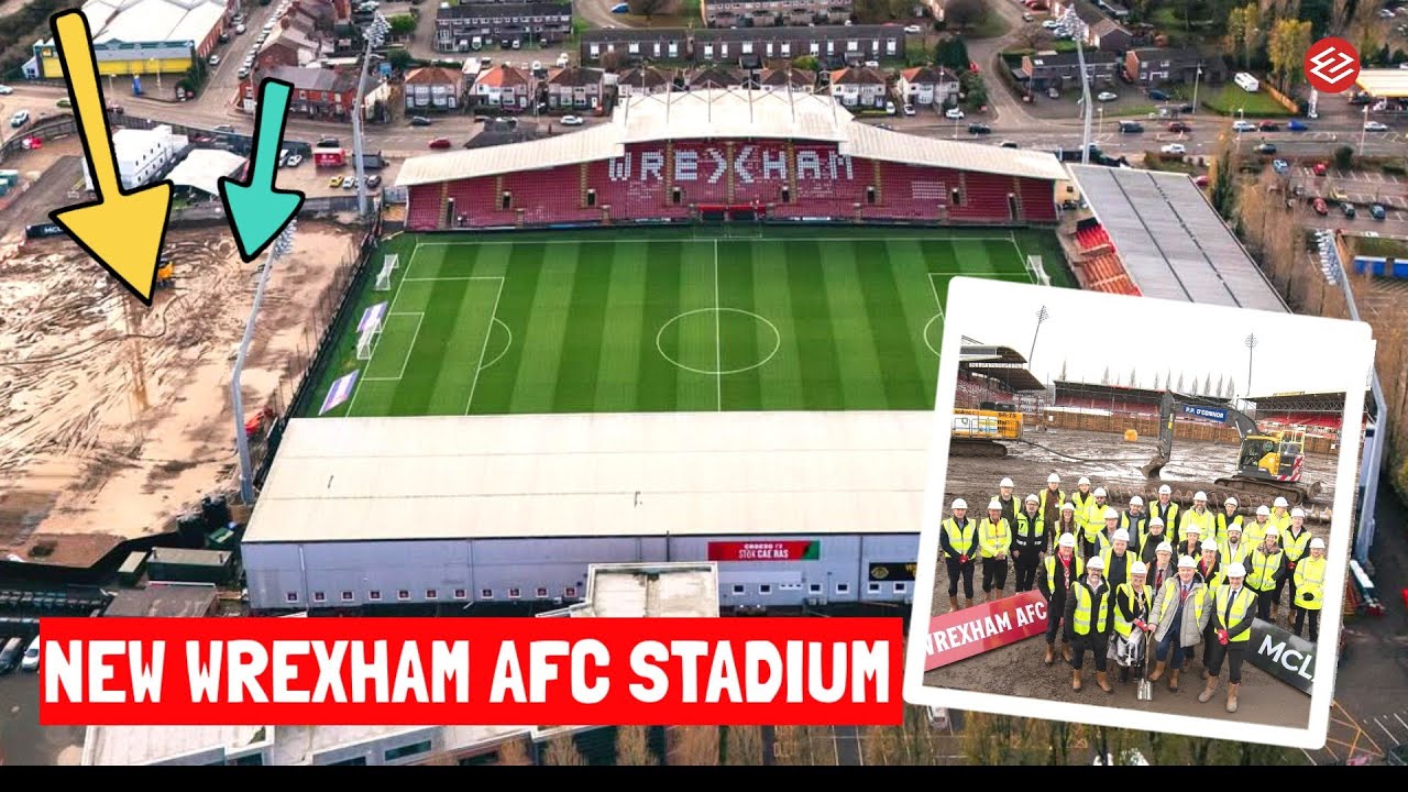 FINALLY! New KOP STAND! New Wrexham AFC Stadium Renovations Update! The ...
