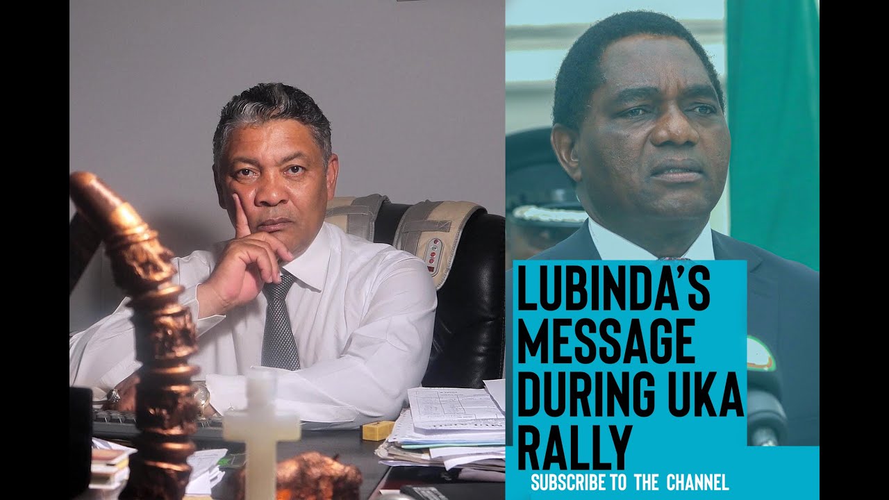PF VICE PRESIDENT GIVEN LUBINDA SENDS A MESSAGE TO PRESIDENT HH DURING ...