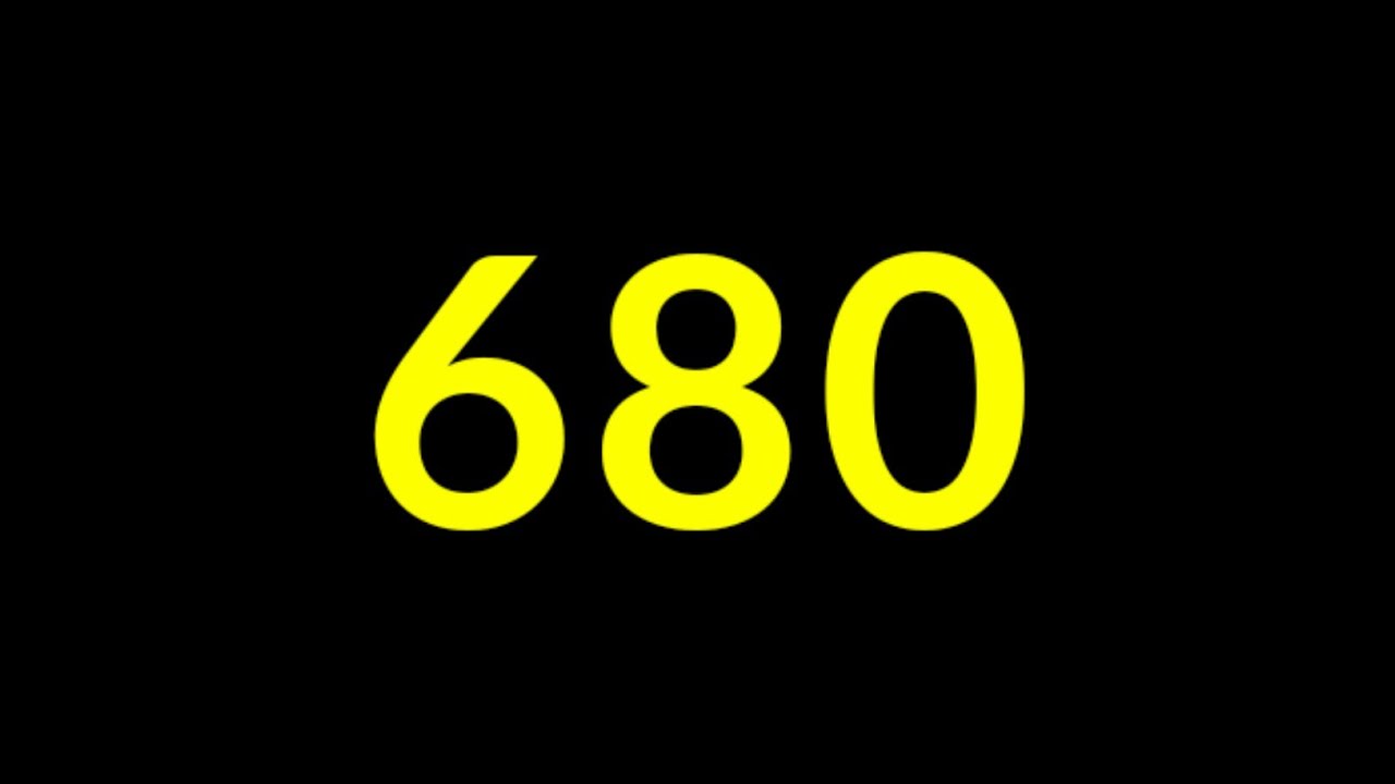 680 Second Countdown Timer With Sound Effect - YouTube