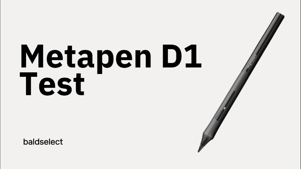 Metapen D1 Stylus Pen Test by Baldselect - YouTube