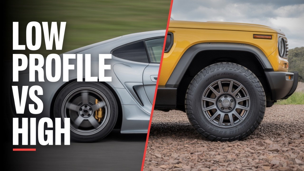 Low Profile vs High Profile Tires: The Truth No One Tells You! - YouTube