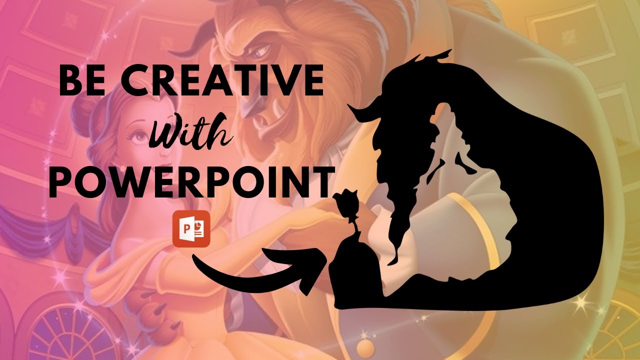 Beauty and the Beast Design in PowerPoint #beautyandthebeast #design # ...