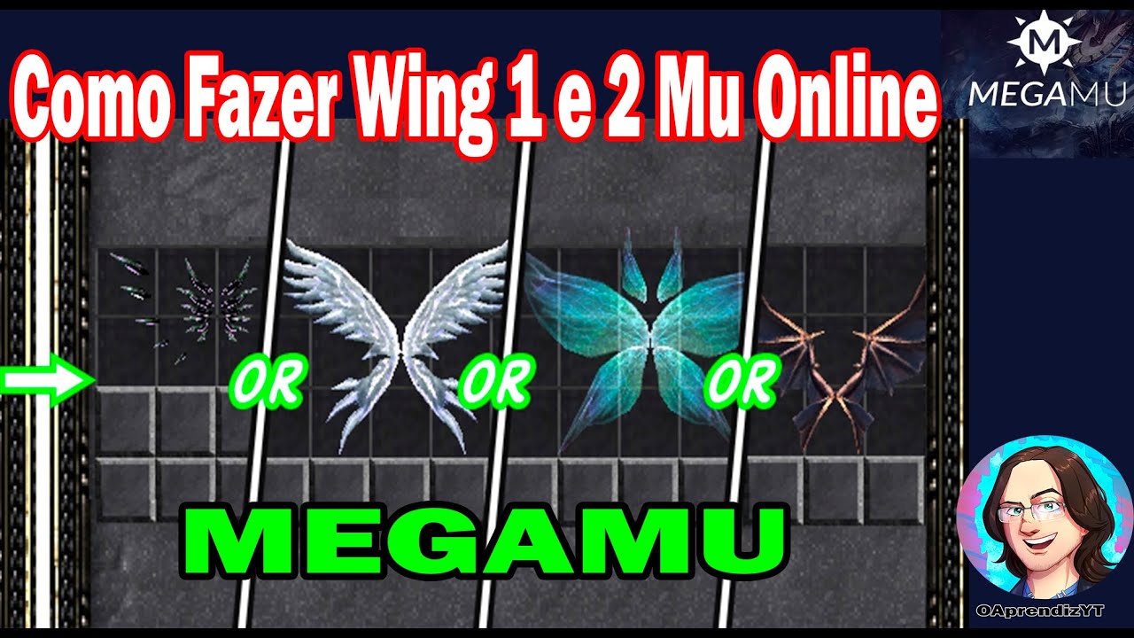 Como Fazer Wing LVL 1/ LVL 2 / MEGAMU / Qual Mu Jogar em 2023 - YouTube