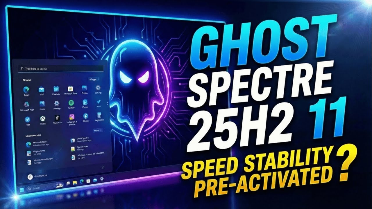 Ghost Spectre Windows 11 25H2: In-Depth Review & Performance Analysis ...
