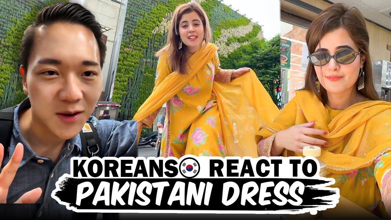 🇵🇰🇰🇷 WEARING PAKISTANI DRESS IN KOREA + BTS MERCH 💜 + CVS CHALLENGE ...