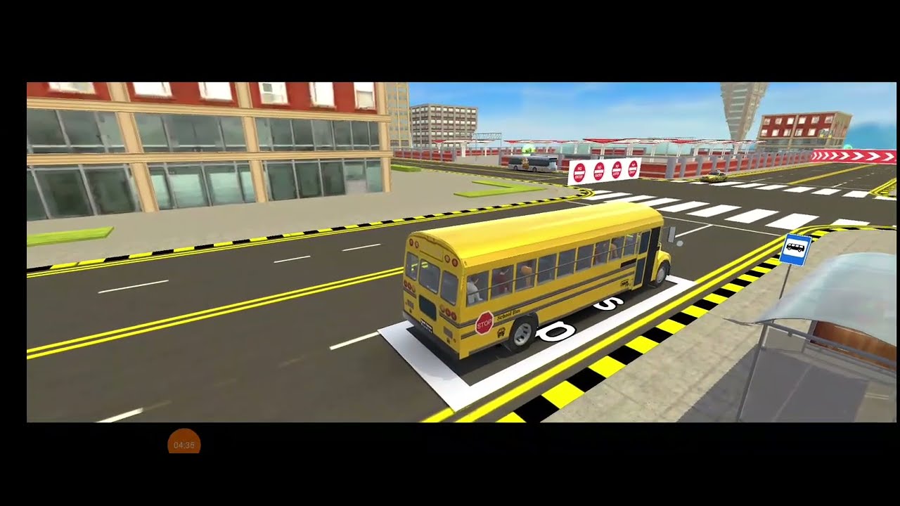 coach bus Driving simulation part - 1 - YouTube