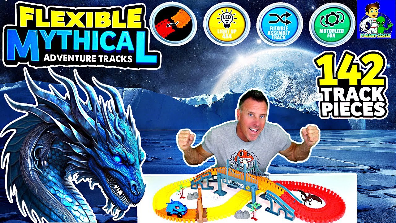Flexible Mythical Dragon Adventure Tracks Aldi - YouTube