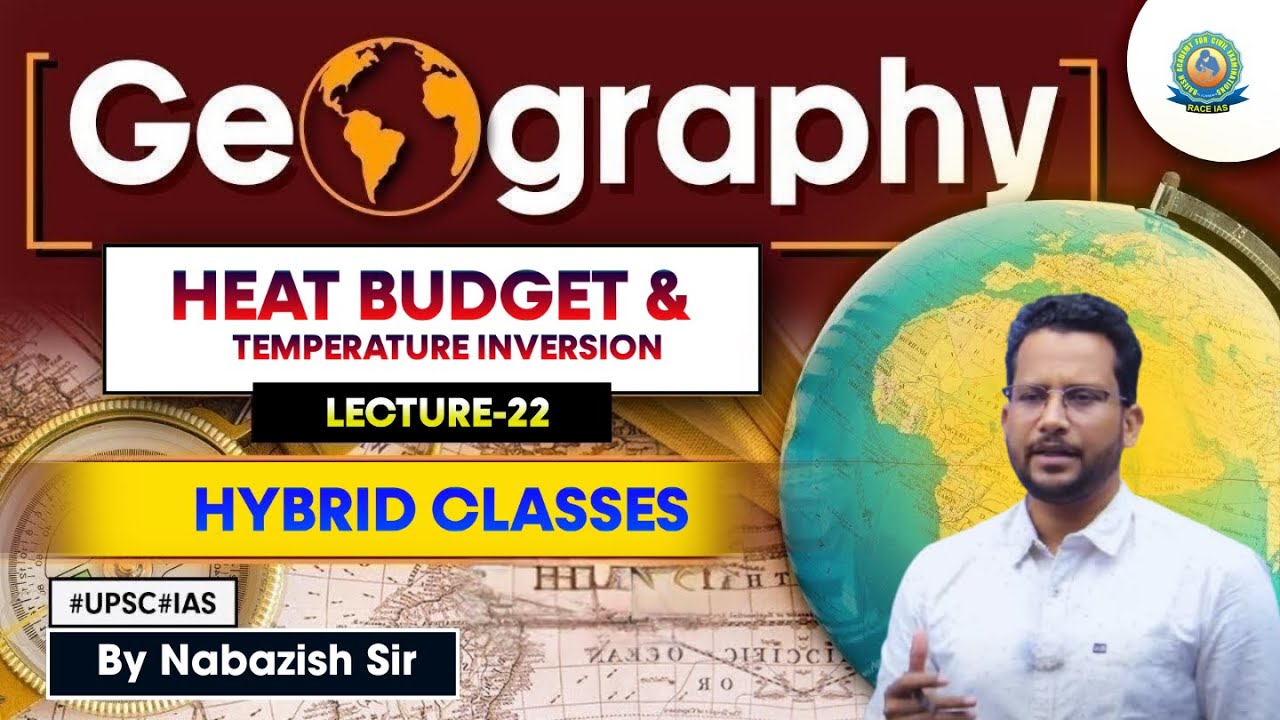 UPSC Climatology Geography Class: Heat Budget and Temperature Inversion ...
