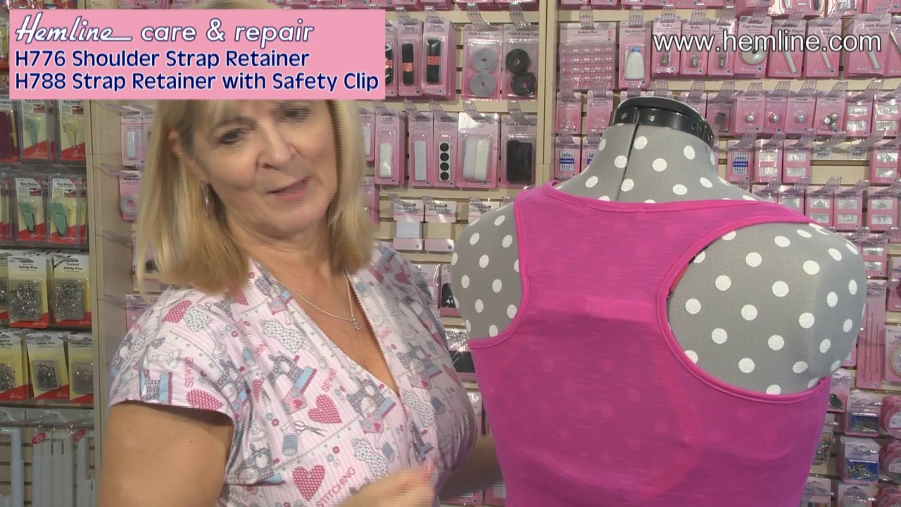 Shoulder Strap Retainer, Strap Retainer with Safety Pin by Hemline ...