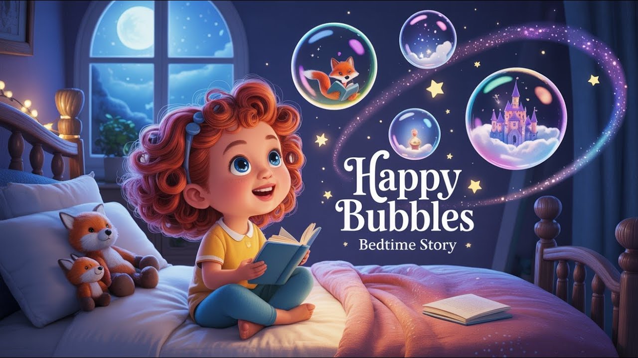 Happy Bubbles: A Magical Bedtime Story to Help Kids Sleep | 5-Minute ...
