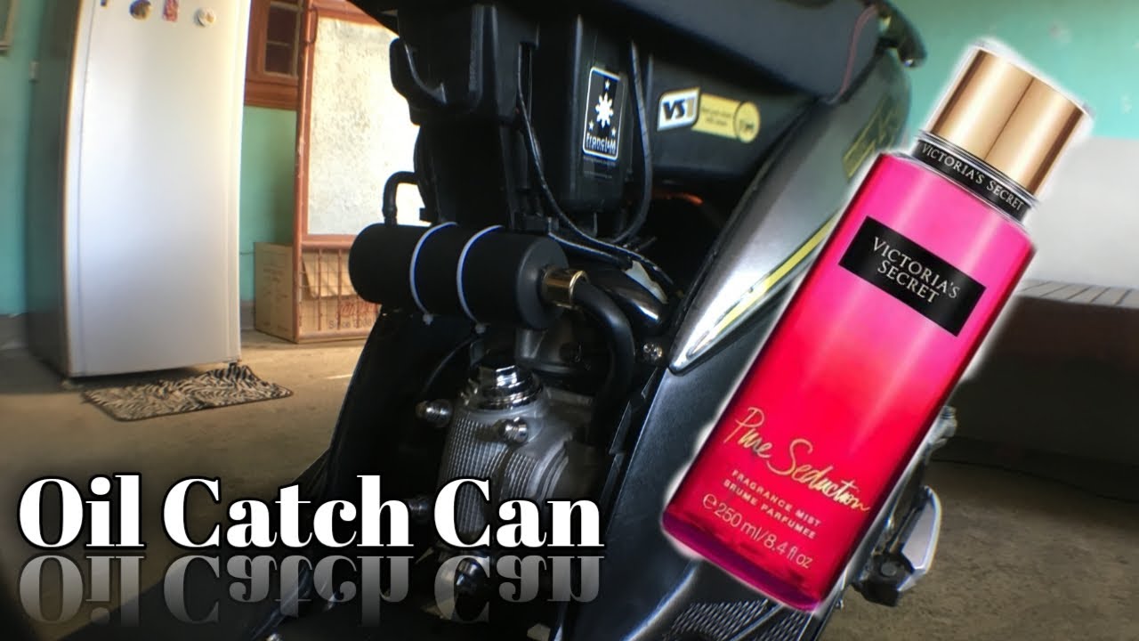 DIY Oil catch can for MIO SPORTY or any motorcycle - YouTube