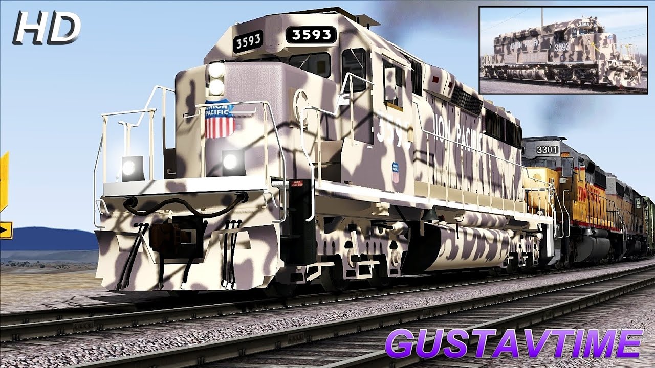 SD40-2 Desert Victory - YouTube