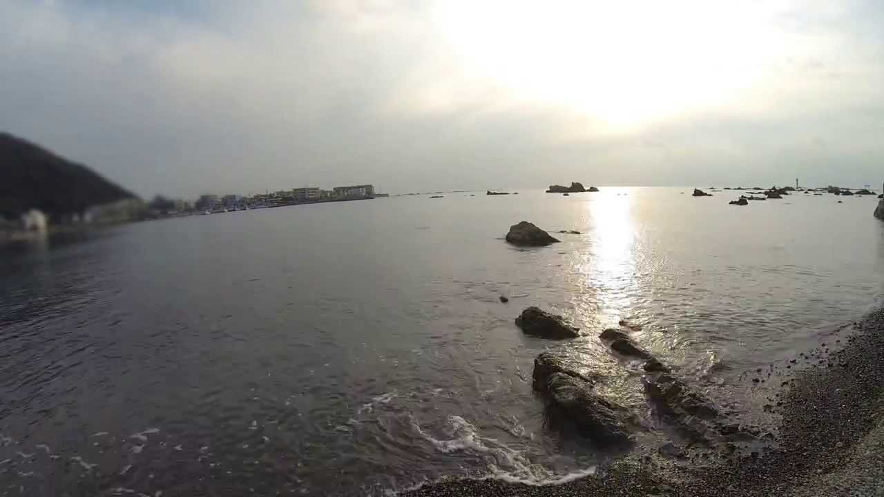 Peaceful time at the beach of Morito in Japan. 森戸海岸を散歩 - YouTube