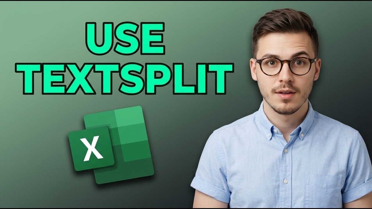 How To Use Textsplit In Excel [2026 Guide] - YouTube