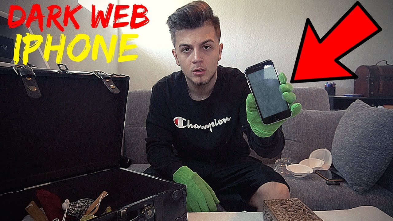 Opening A Dark Web Mystery Box (Apple iPhone) VERY SCARY - YouTube