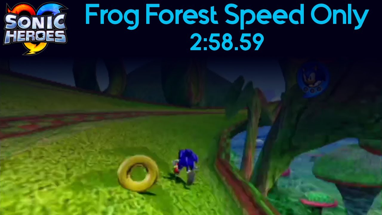 Sonic Heroes - Frog Forest Speed Formation Only Speedrun - 2:58.59 ...