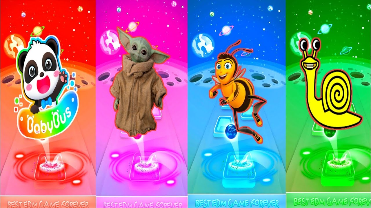 Baby Bus🆚Baby Yoda🆚Bee🆚Slow Seline🔥Who is best?? - YouTube