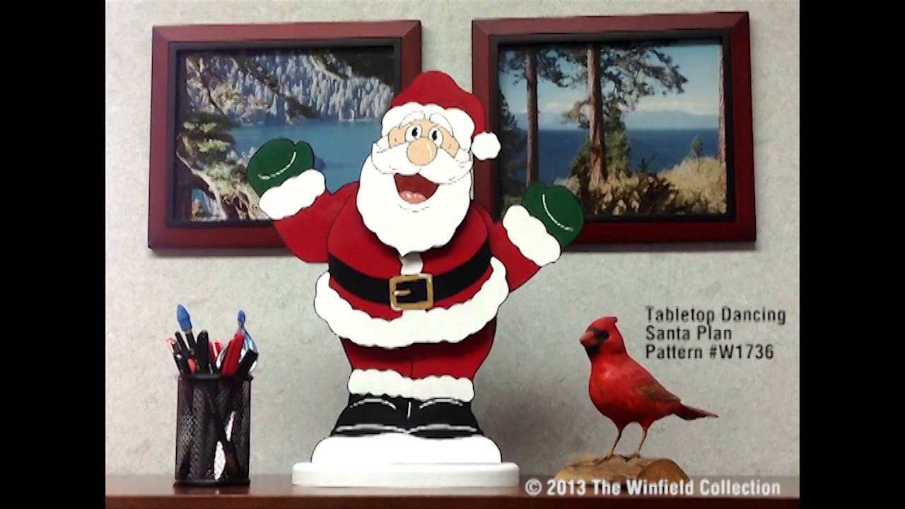 Tabletop Dancing Santa Plan - YouTube