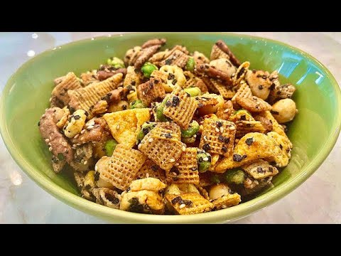 Easy Hawaiian-Inspired Furikake Snack Mix - YouTube
