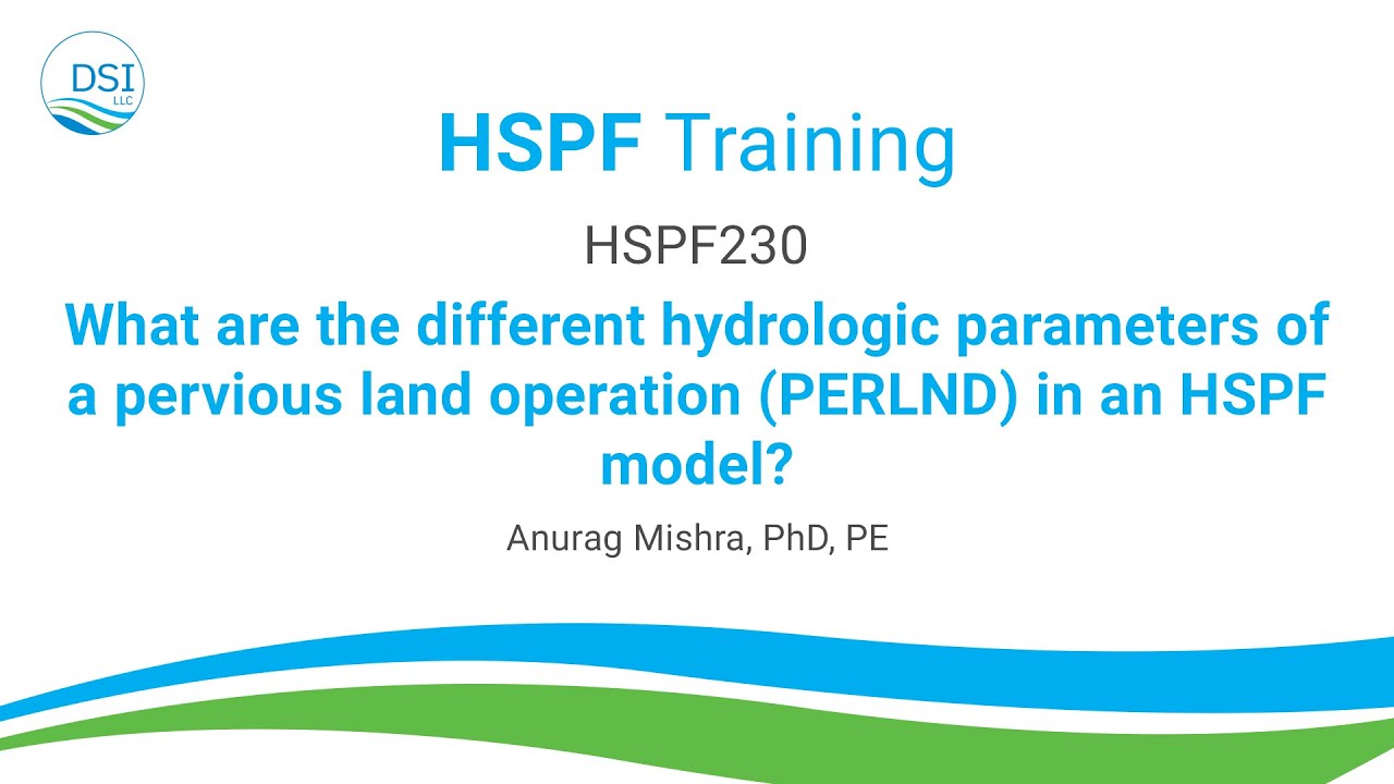 HSPF230: What are the different hydrologic parameters of a PERLND ...