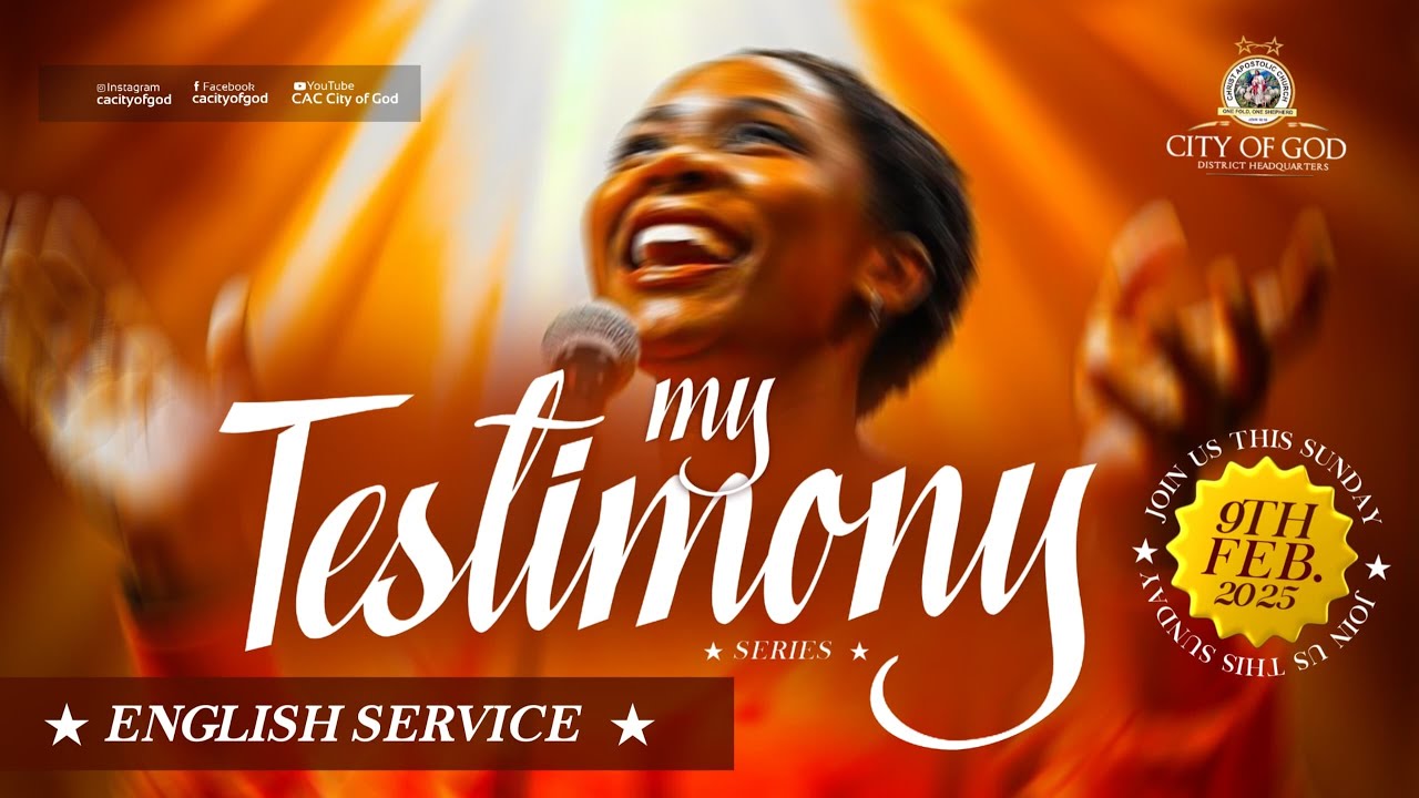 Sunday Service | My Testimony series 1| February 9th, 2025 - YouTube