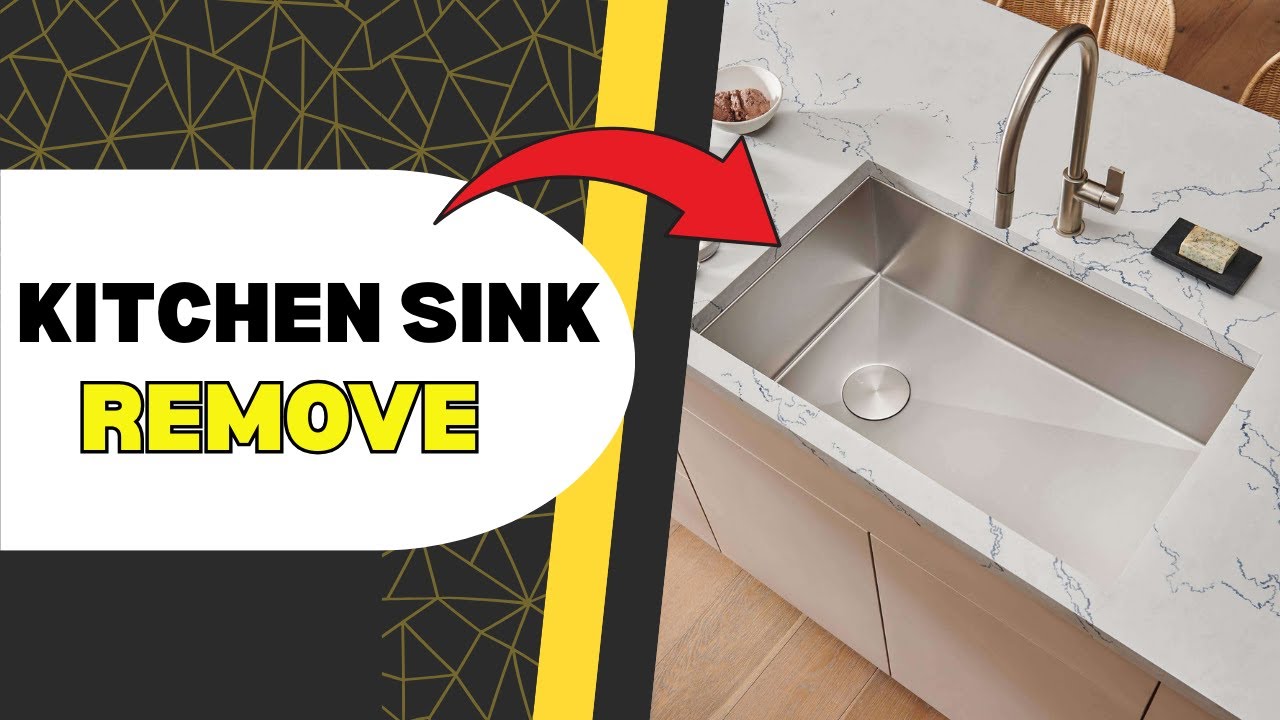 How to Remove a Kitchen Sink - YouTube