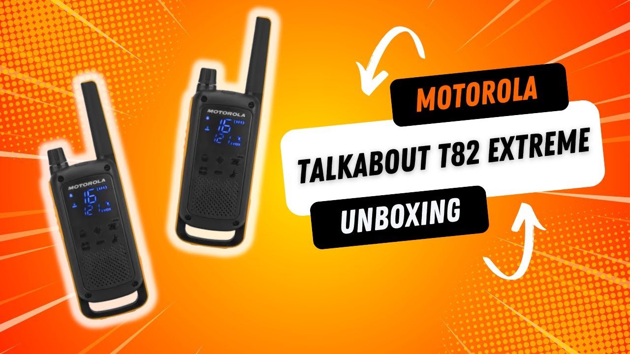 Motorola TalkAbout T82 Extreme Twinpack UNBOXING. Robuuste portofoons ...