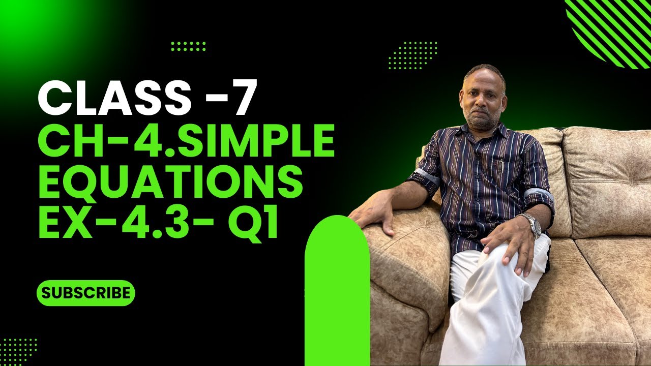 Set up equations and solve .Double Transposing - YouTube