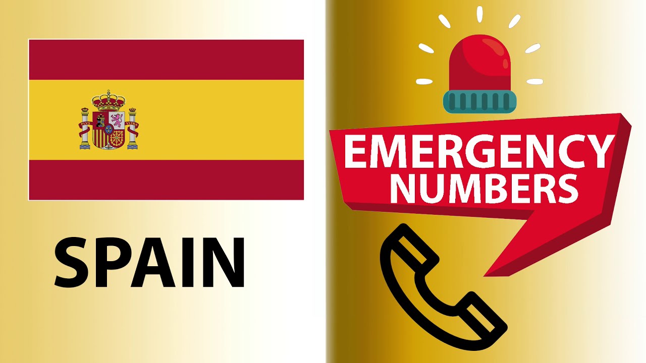 Emergency Numbers in Spain & Important Numbers (English Language) - YouTube