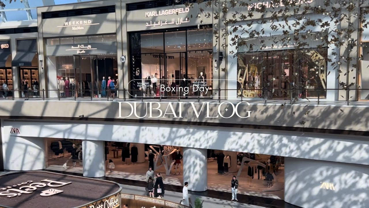 DUBAI VLOG - BOXING DAY - SHOPPING DAY AT THE MALL / SHOPPING HAUL ...