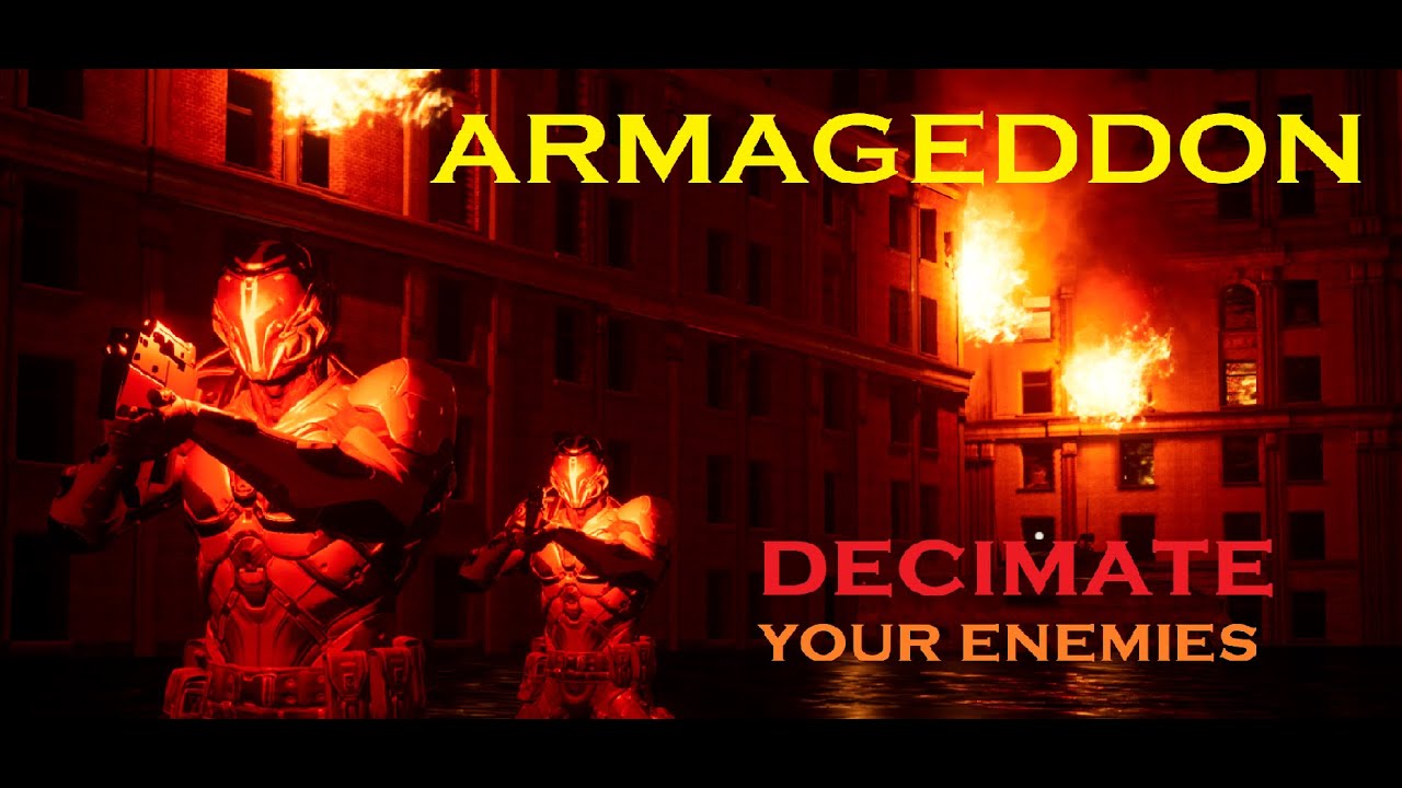 My NEW FPS GAME - Armageddon | EARLY TEST FOOTAGE (Read desc.) - YouTube