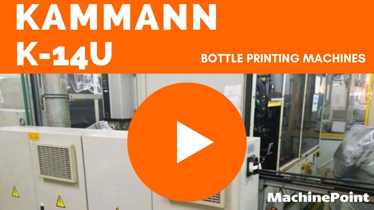 KAMMANN K-14U Bottle printing machines | KAMMANN Machines - YouTube