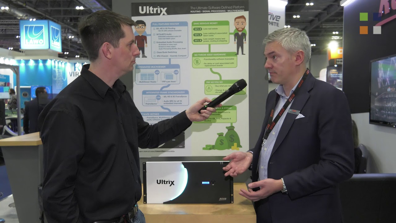 Ross Video Ultrix-FR5 shown at BVE 2018 - YouTube