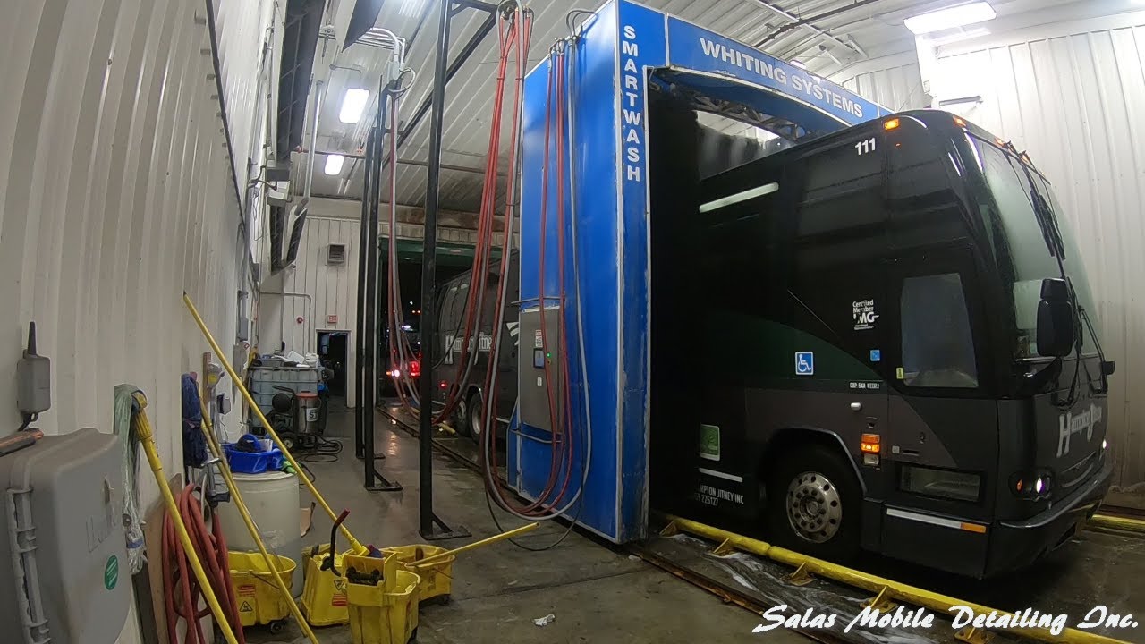 Bus Washing - YouTube