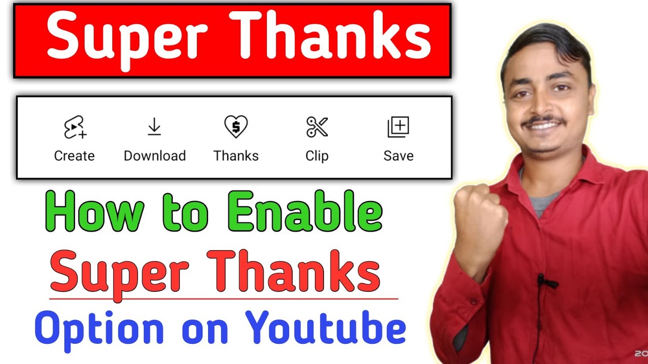Super Thanks Youtube Enable | How to Enable Super Thanks Option on ...