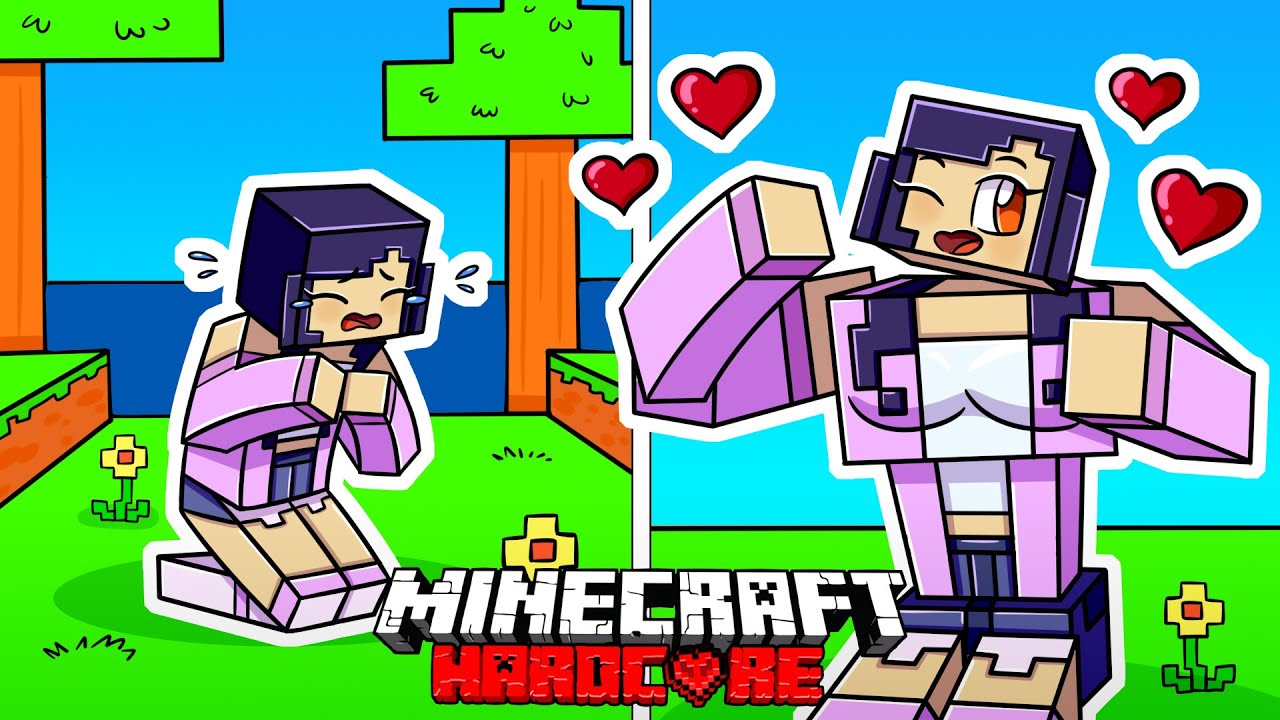 I Survived 1000 DAYS as APHMAU in HARDCORE Minecraft! - Youtubers ...