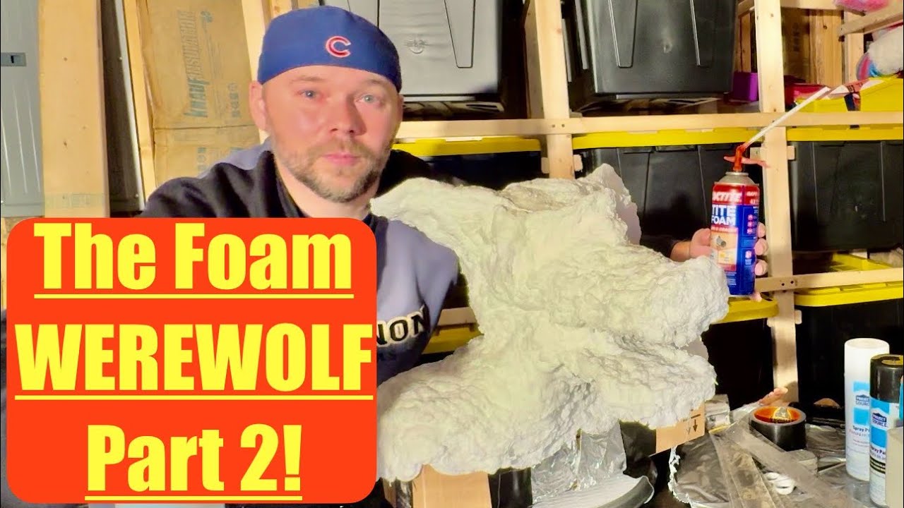 Easiest Homemade WEREWOLF Foam Halloween Animatronic Prop Part 2 - YouTube