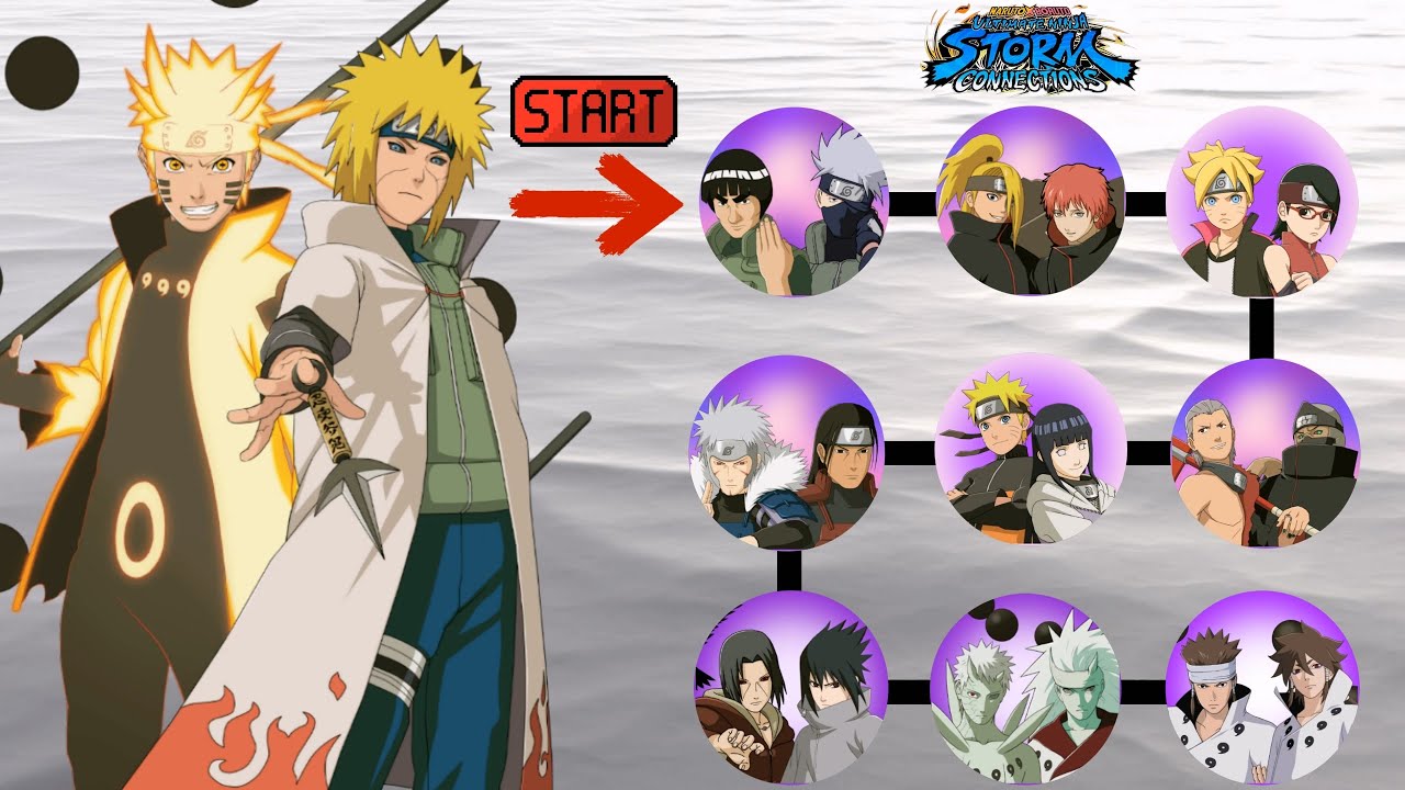 Minato & Naruto VS Two-man team Marathon battle NARUTO X BORUTO ...