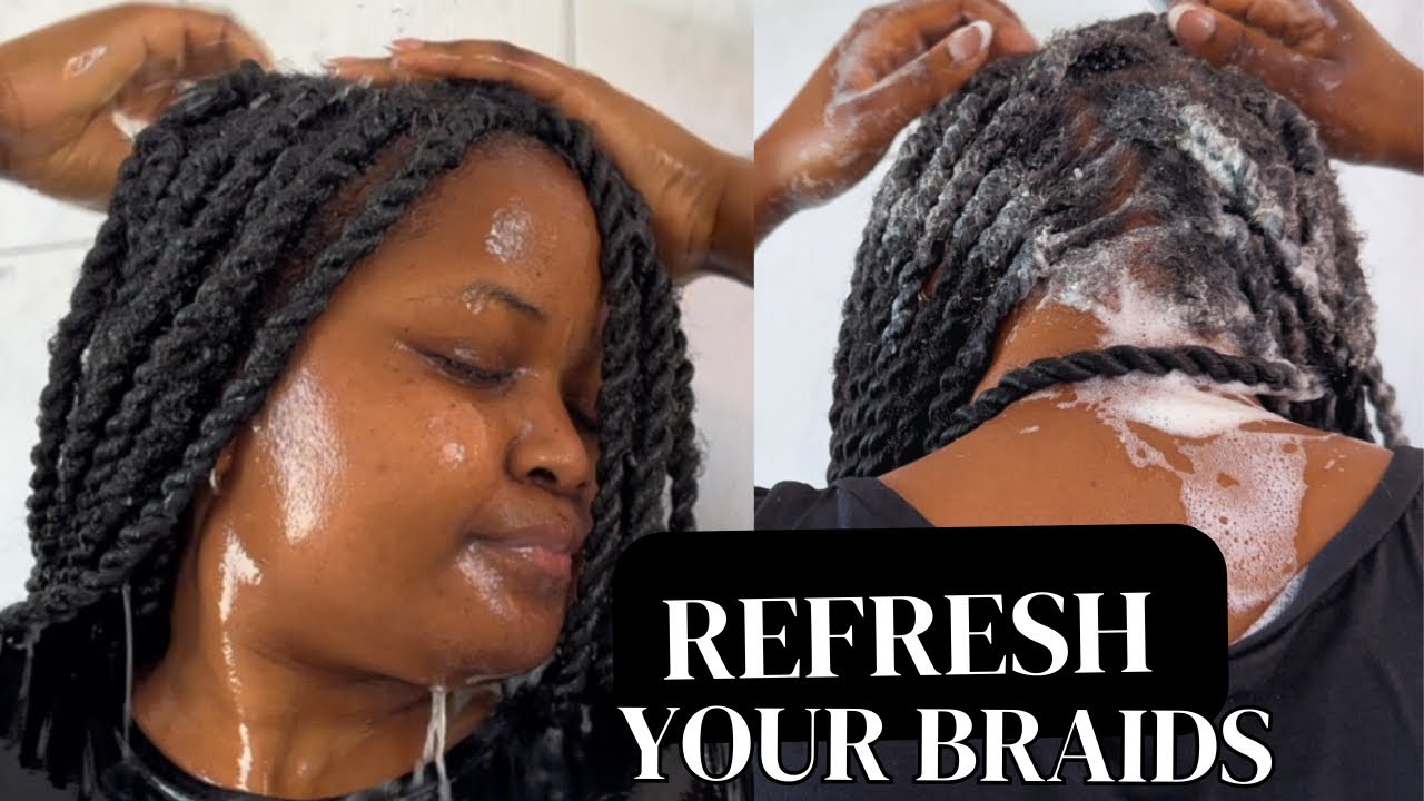 Braids wash day routine - Wash Day Routine for Healthy Hair - YouTube