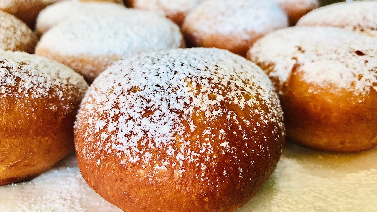 კრემიანი ფუნჩულები "პონჩიკები" • "Ponchiki" Creamy Berliners - YouTube