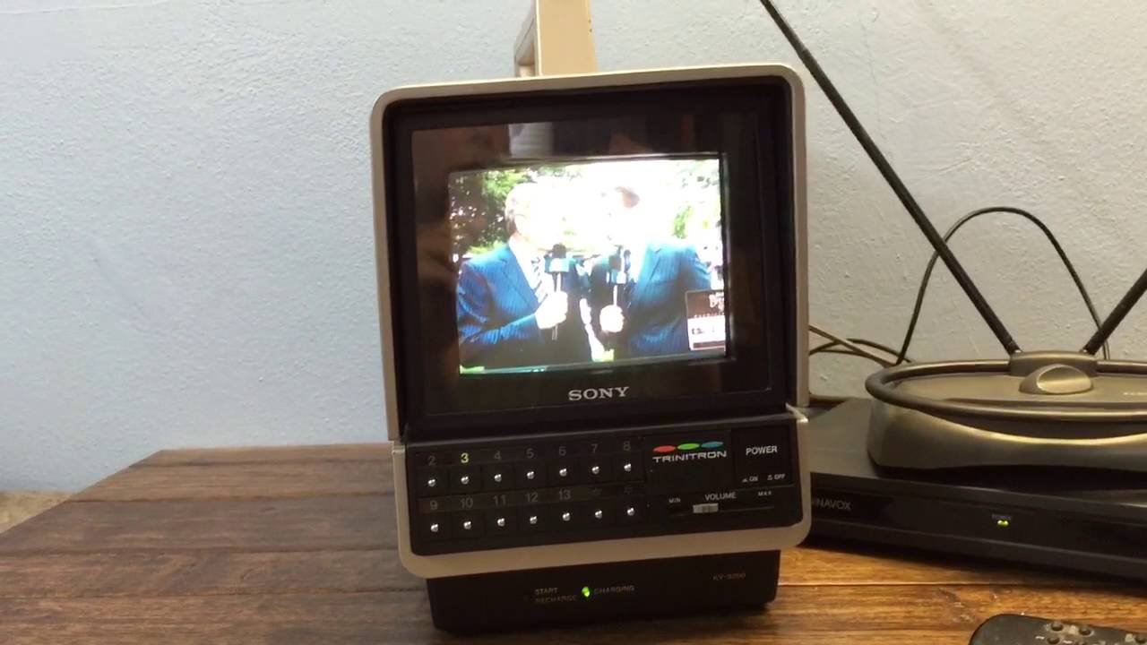 Sony Portable Trinitron TV KV-5200 - YouTube