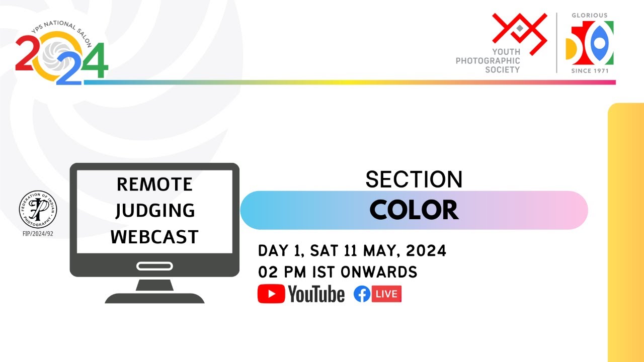 YPS National Salon 2024 | Open Live Judging | Color Section - YouTube