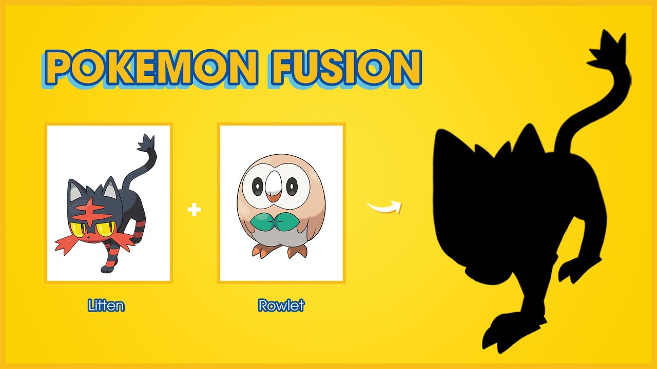 Pokemon Fusion | Litten + Rowlet | pokemon infinite fusion - YouTube