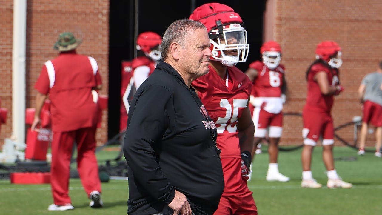 Sam Pittman talks first spring scrimmage, standouts through nine ...