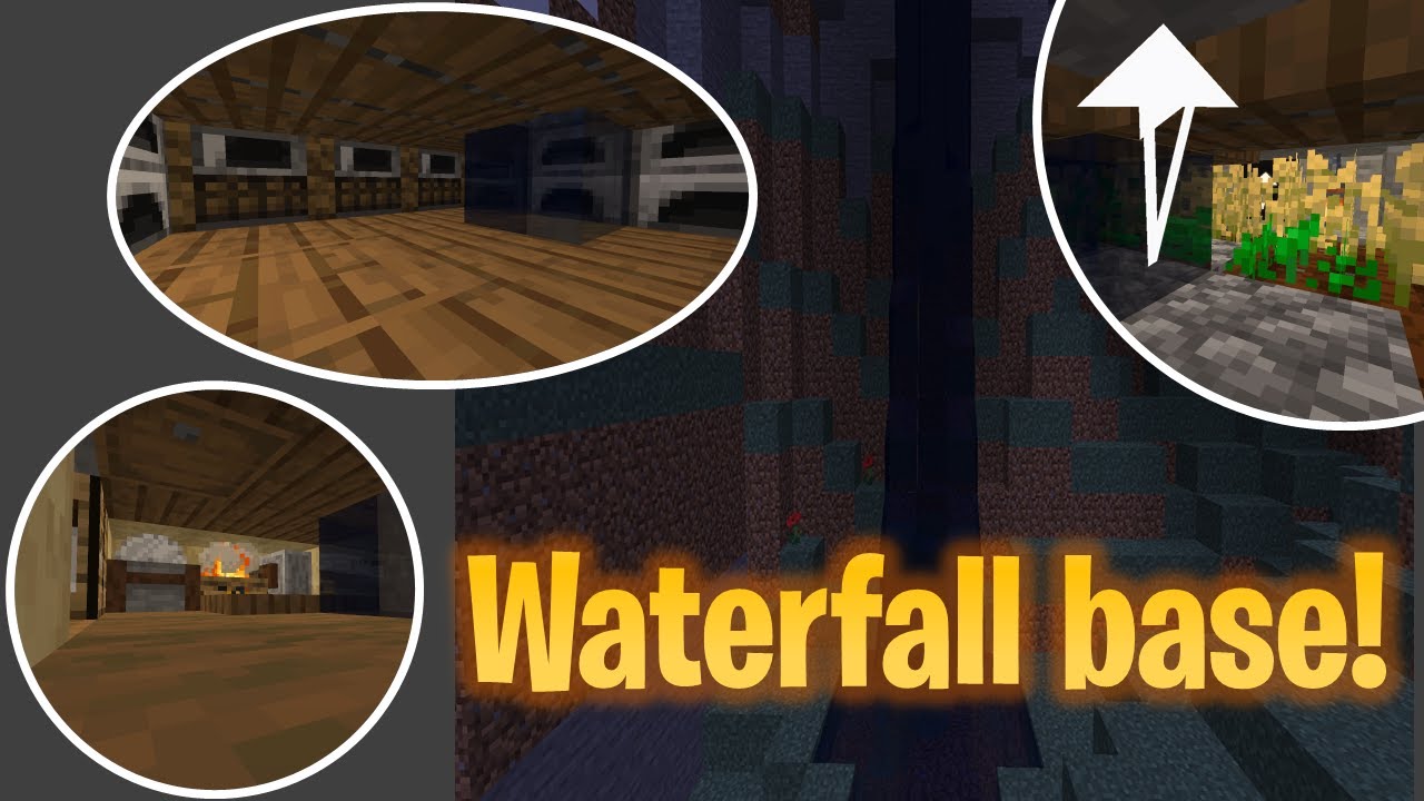 Hidden Compact 1x1 Water Fall Base! | Minecraft Redstone Tutorials ...