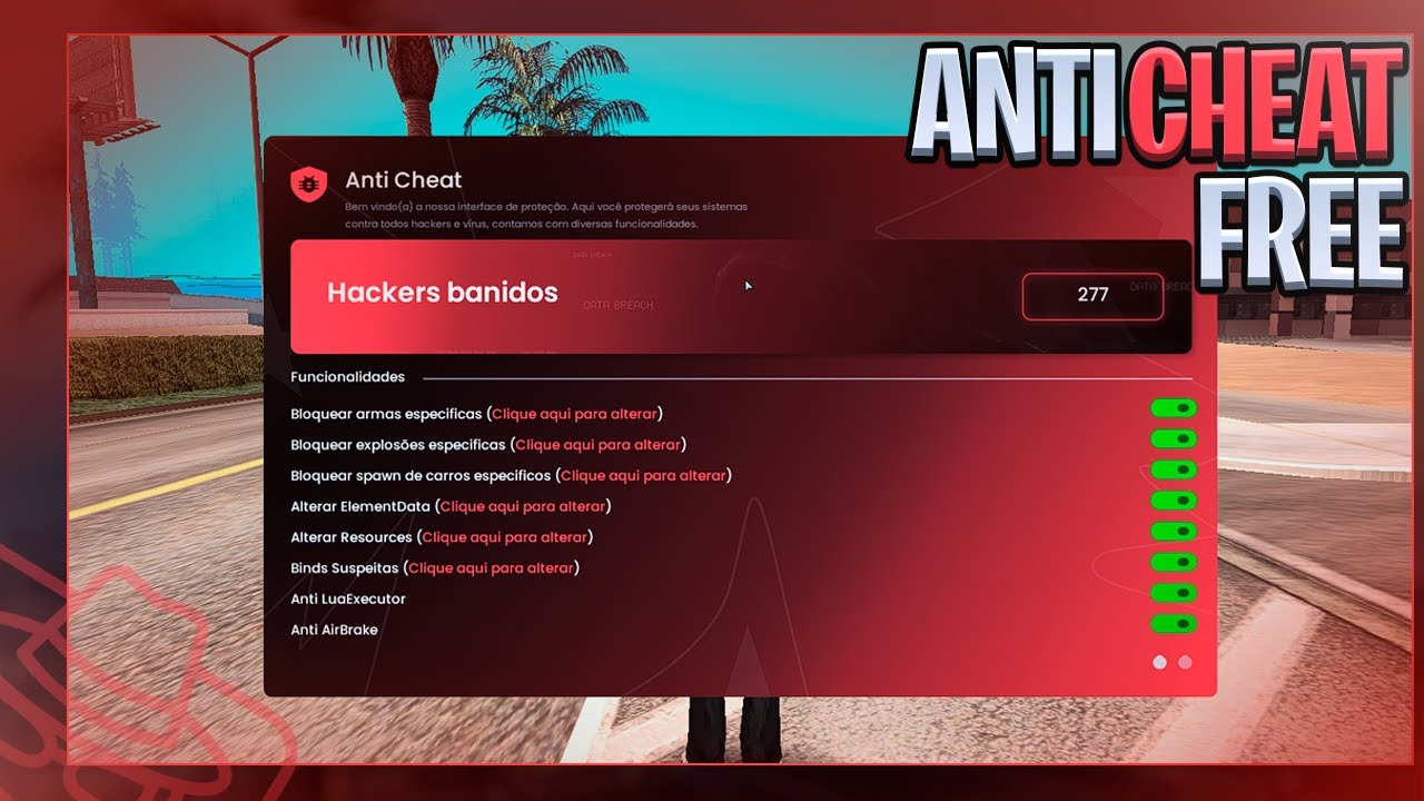 DOWNLOAD: ANTI CHEAT PARA SERVIDORES DE MTA COM MENU PARA CONFIGURAÇÕES ...
