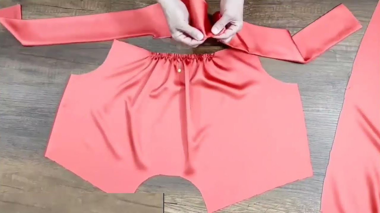 10 minutes! NO PATTERN! PRACTICAL DRESS CUTTING AND SEWING - YouTube