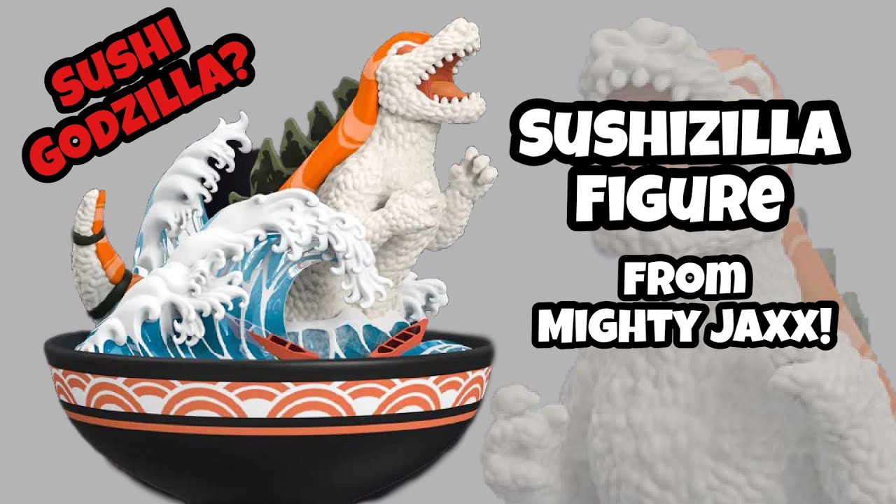 Godzilla Made of Sushi? | New Figure from Mighty Jaxx | #godzilla - YouTube