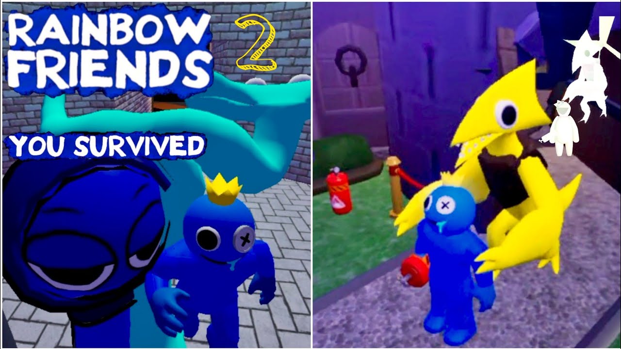 Rainbow Friends Chapter 2 (Blue And Blue Sprunki) Full Walkthrough ...